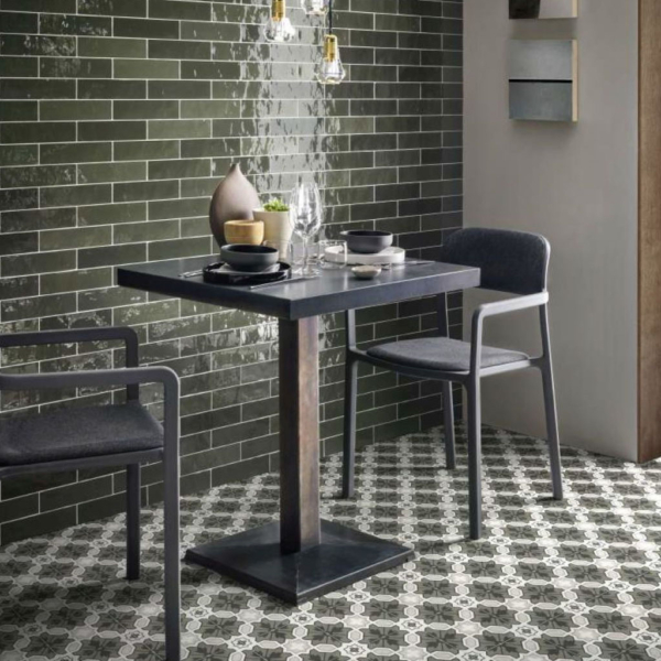 Gazzini Color Art Color 1 Deep Green Rett. - Tegelqueen