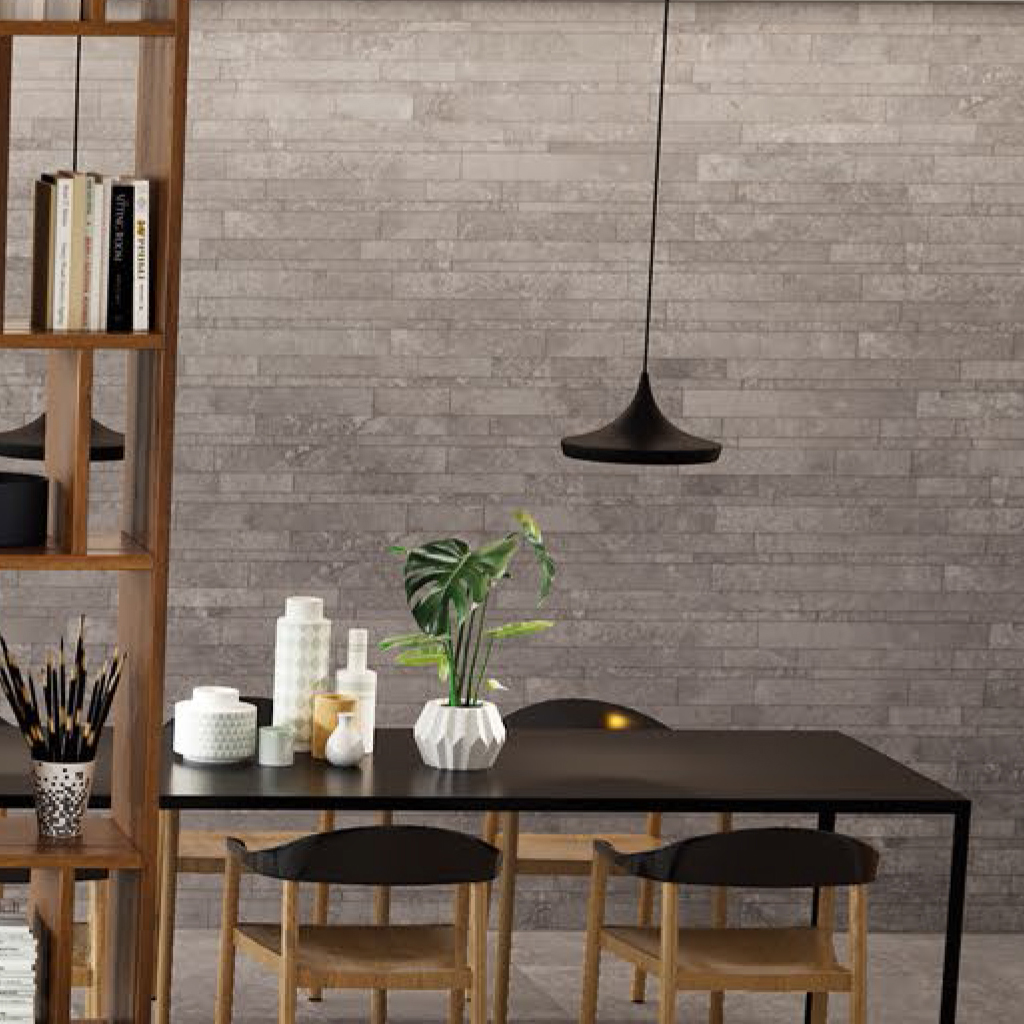 Viva Heritage Listelli Sfalsati Grey Nat. Rett. - Tegelqueen